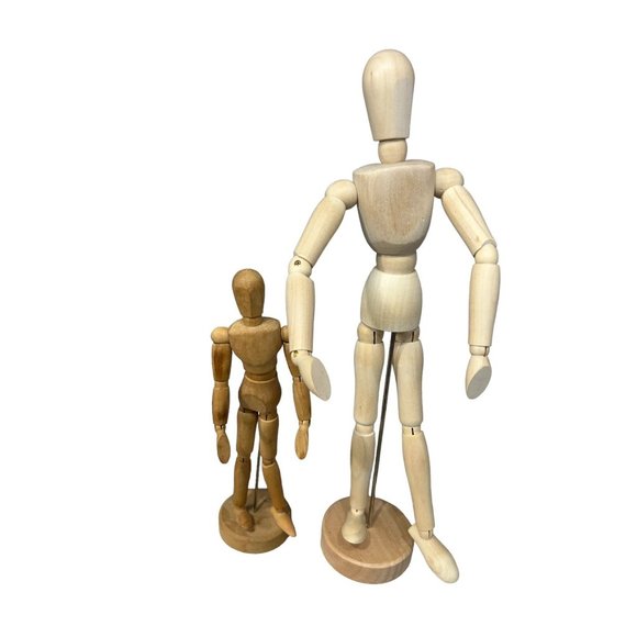 No brand / Not sure | Art | Manikin Articulated Mannequin Wood Set Of ...